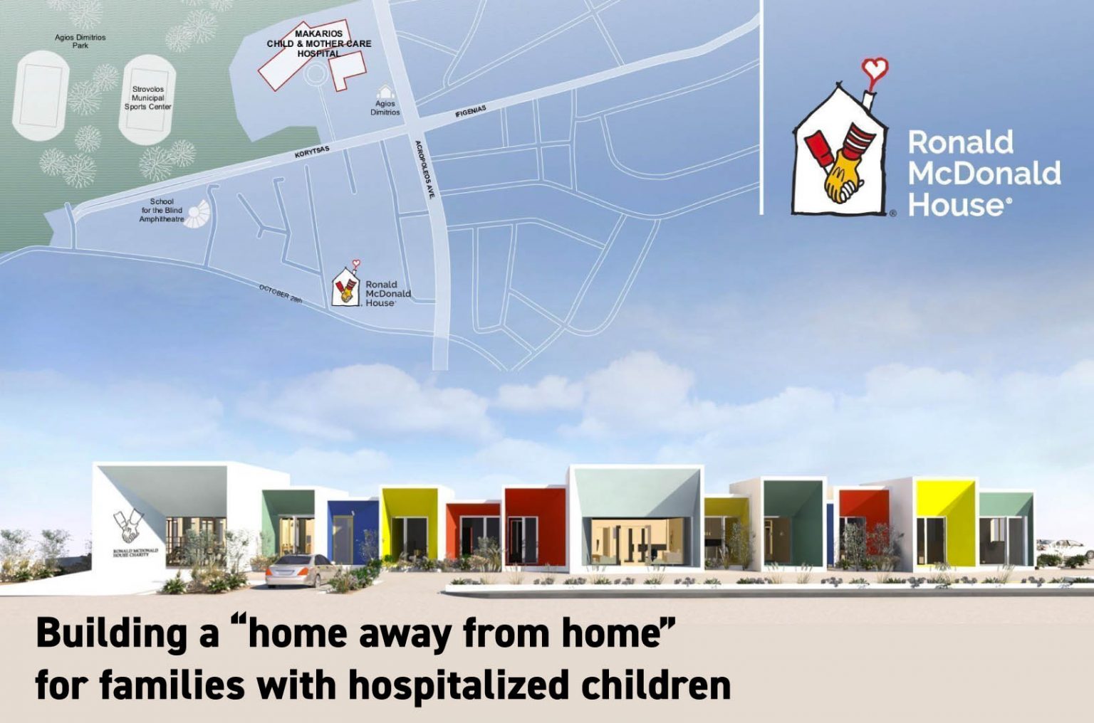 Progress of the first Ronald McDonald House - RMHC Chapter Nicosia, Cyprus